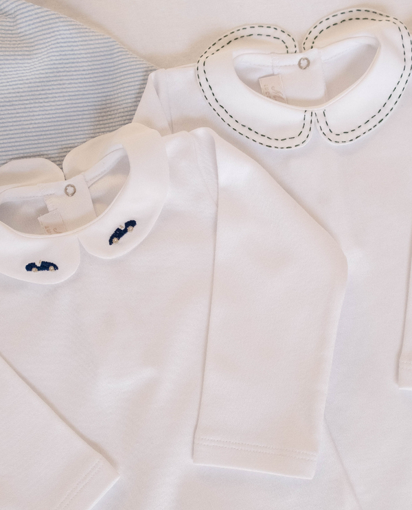 Racing Car Embroidered Baby Body - Mariella Ferrari - Baboushkini